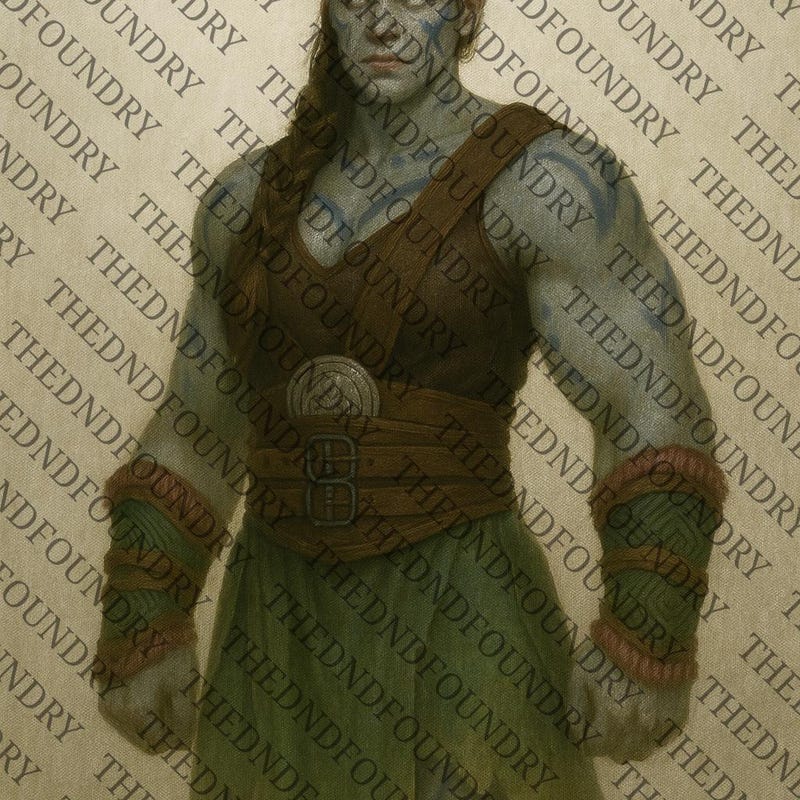 Dnd Goliath Character Art - Etsy