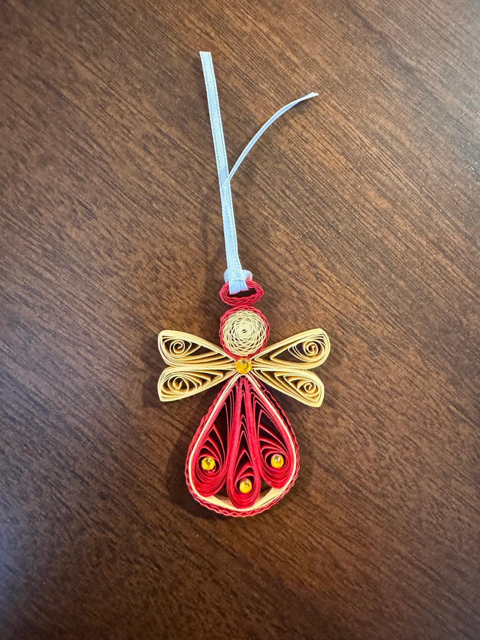 Quilled Angel Ornament - Etsy