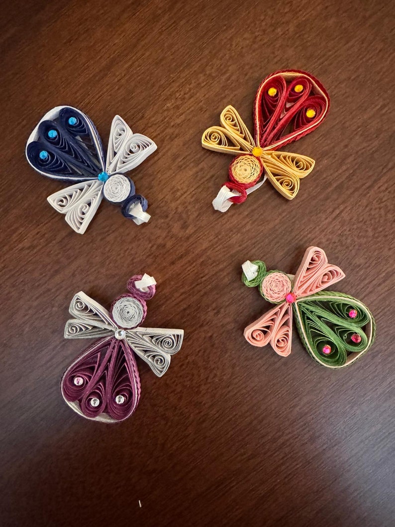 Quilled Angel Ornament - Etsy