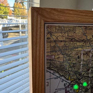 METAR Map, LED Realtime Weather Map, Aviation Art, Electronics - Etsy