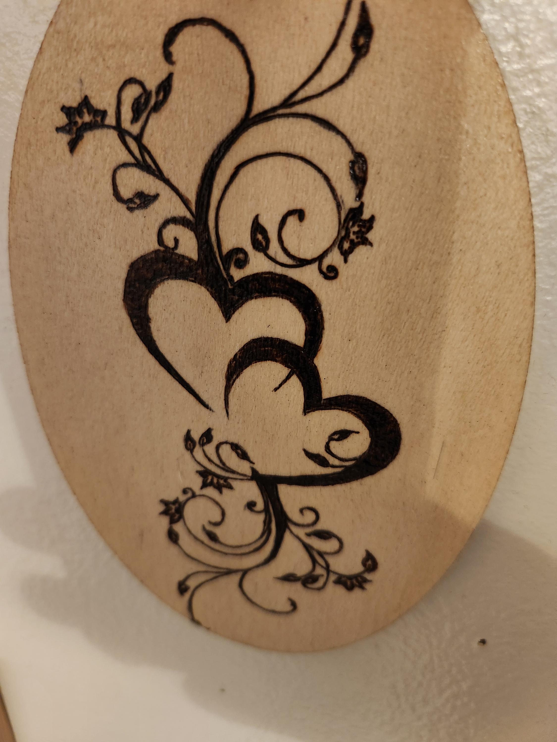 Heart Decor Wood Burning Art - Etsy
