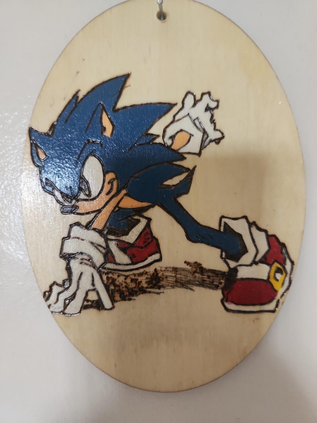Sonic the Hedgehog, Wood Burning, Pyrography - Etsy