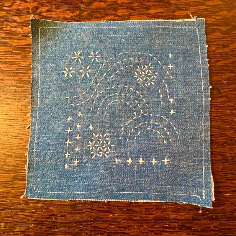 Sashiko Patch - Etsy
