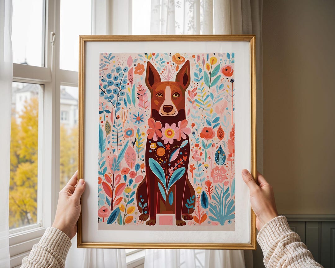 Red Heeler. Australian Cattle Dog. Wall Art Printable. Red Heeler Mom ...