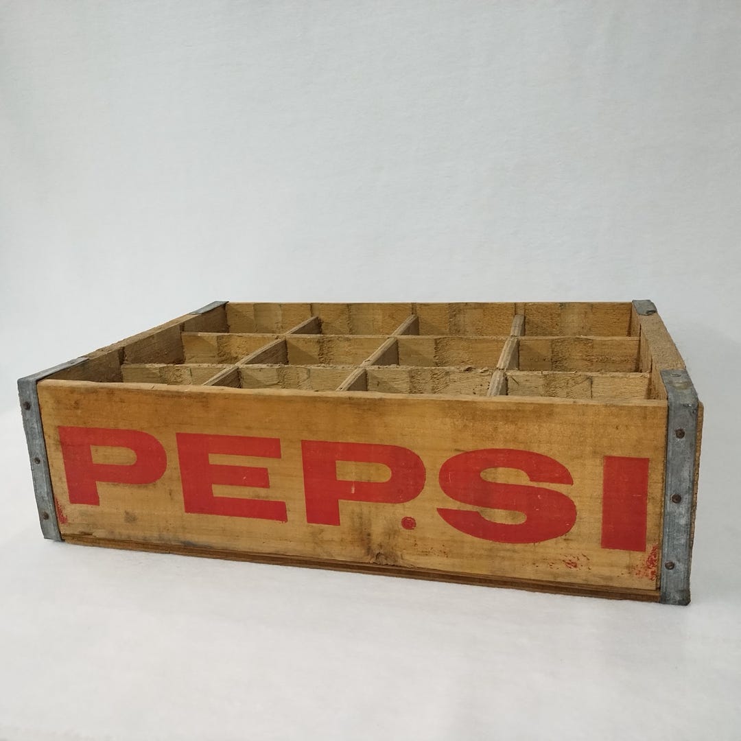 Pepsi Bottle Crate | Labeled SD Sioux City NE | Vintage | Wood | Crate ...