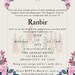 Editable Baraat Invitation | Watercolor Design With Floral Accents ...
