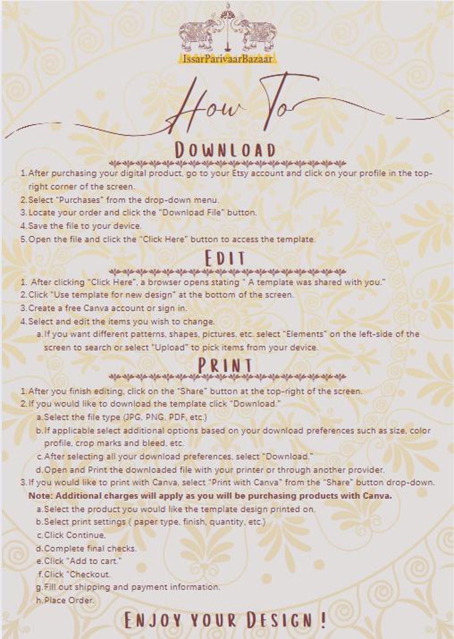 Editable Baraat Invitation | Watercolor Design With Floral Accents ...