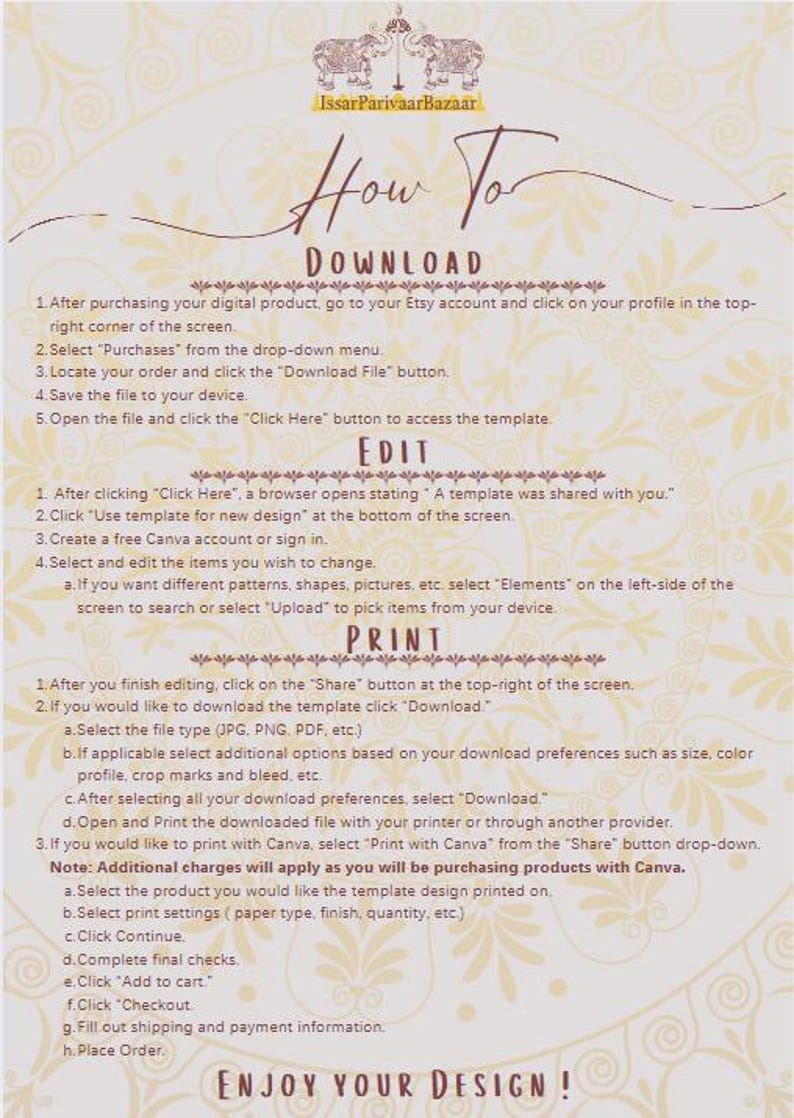 Editable Baraat Invitation | Watercolor Design With Floral Accents ...