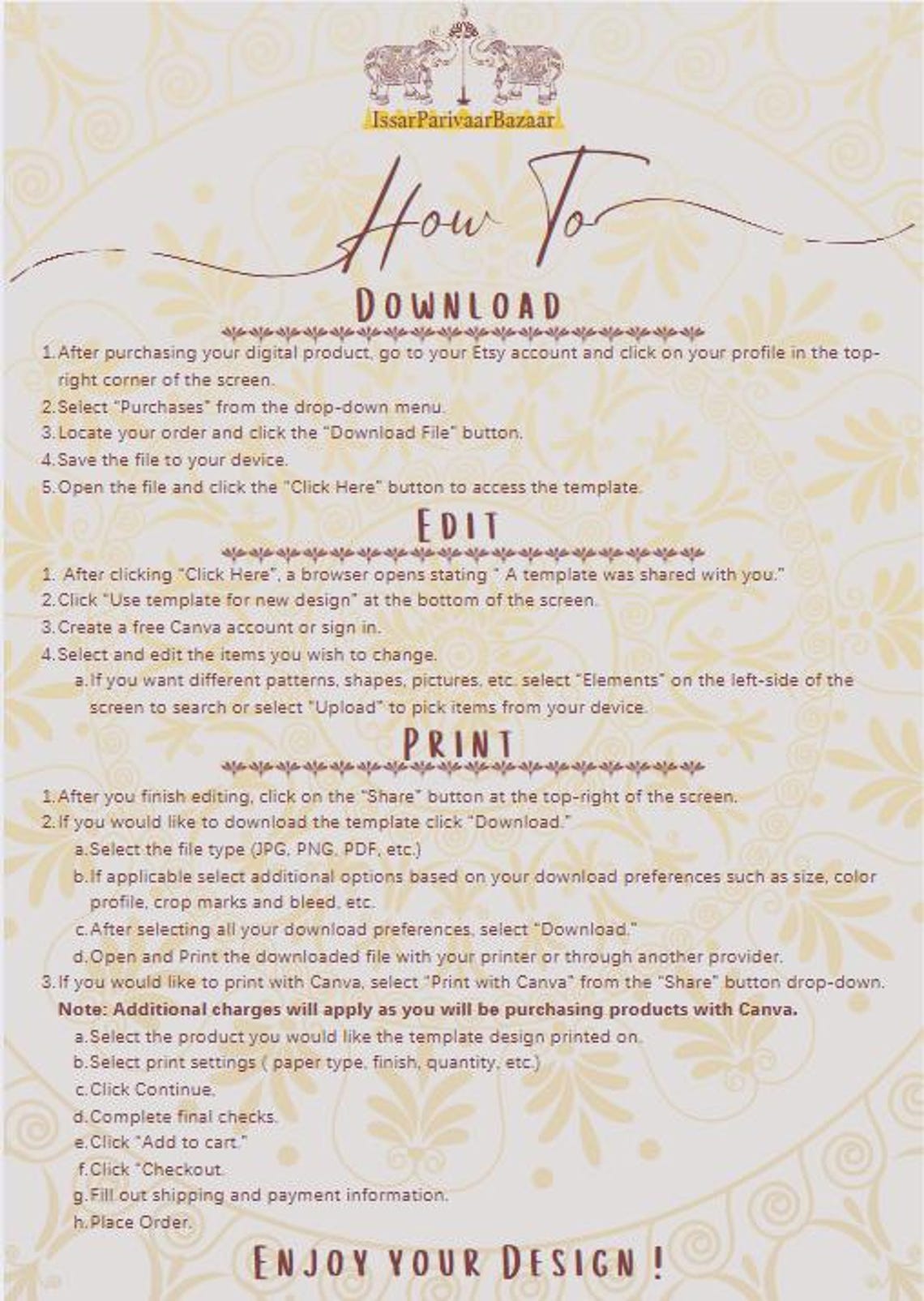 Editable Indian Wedding Reception Invitation | Watercolor Design With ...