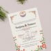 Editable Garba Invitation | Watercolor Design With Floral Accents ...