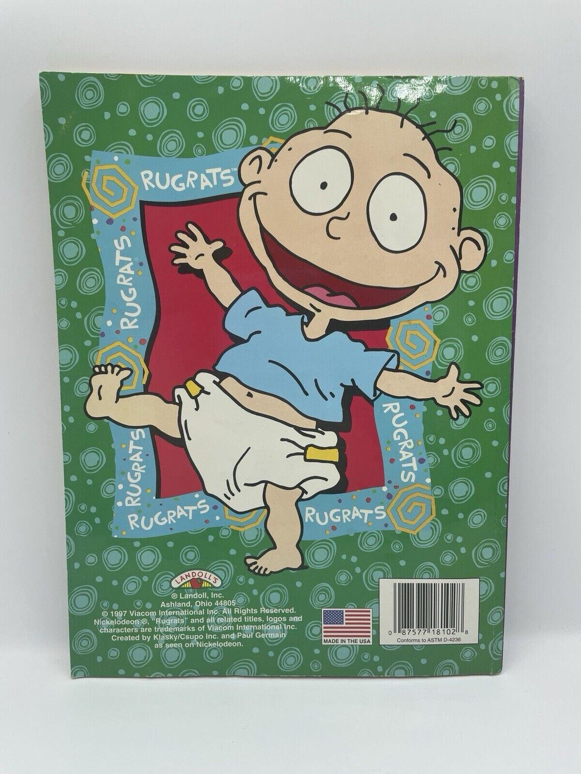 Vintage Rugrats Nickelodeon Super Coloring & Activity Book Landoll's ...