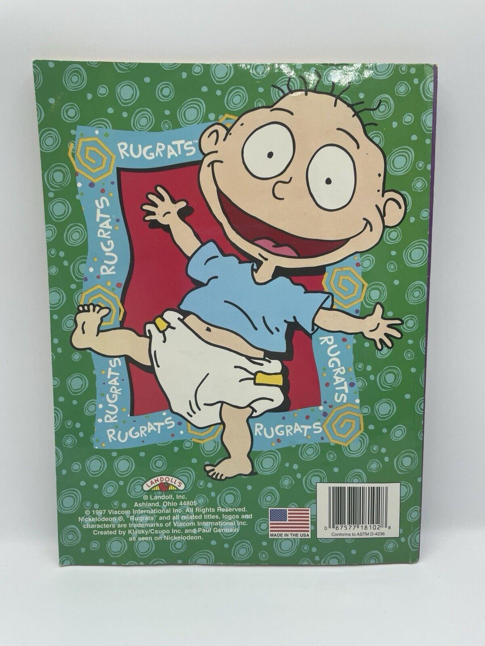 Vintage Rugrats Nickelodeon Super Coloring & Activity Book Landoll's ...