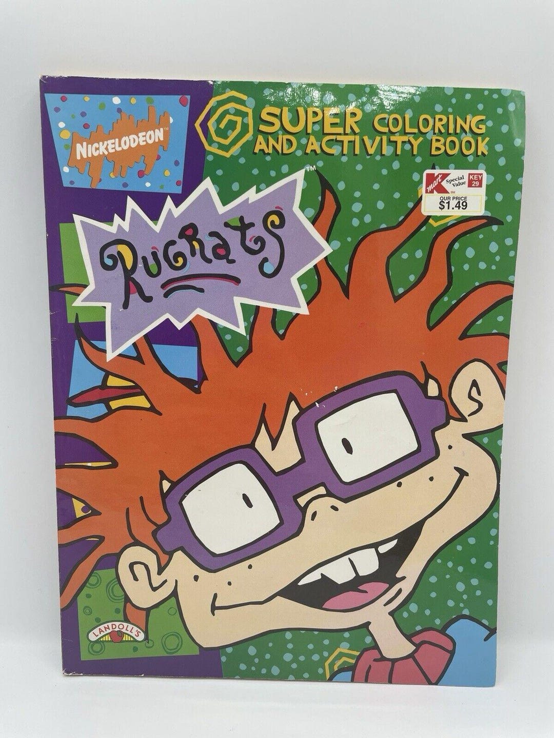 Vintage Rugrats Nickelodeon Super Coloring & Activity Book Landoll's ...