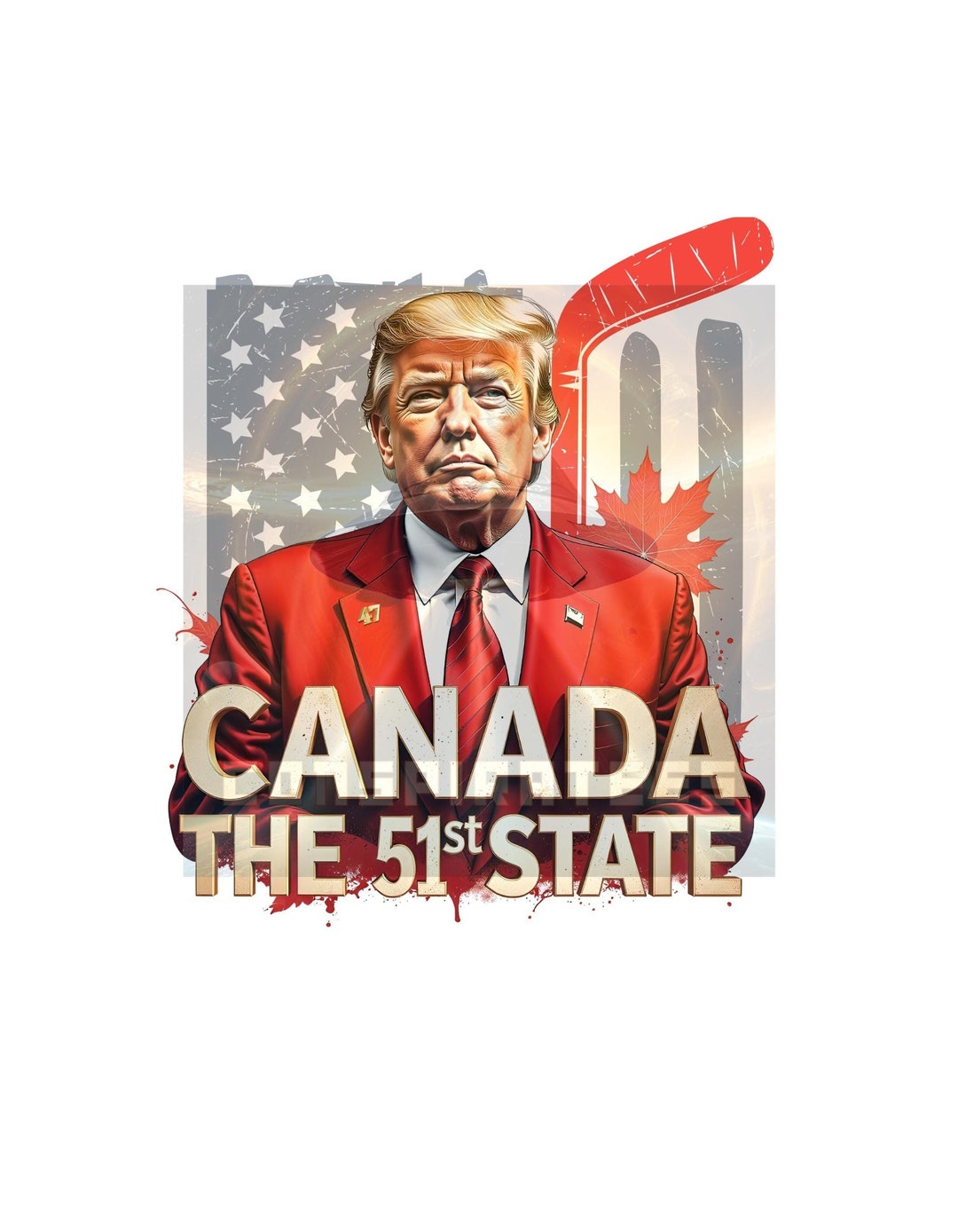 Trump Canada 51st State PNG: Funny MAGA Design (digital Download) - Etsy