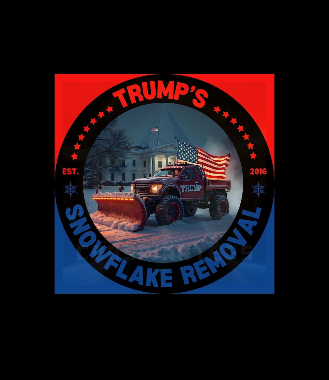 Trump Snowflake Removal PNG: Funny Political Design (digital Download ...