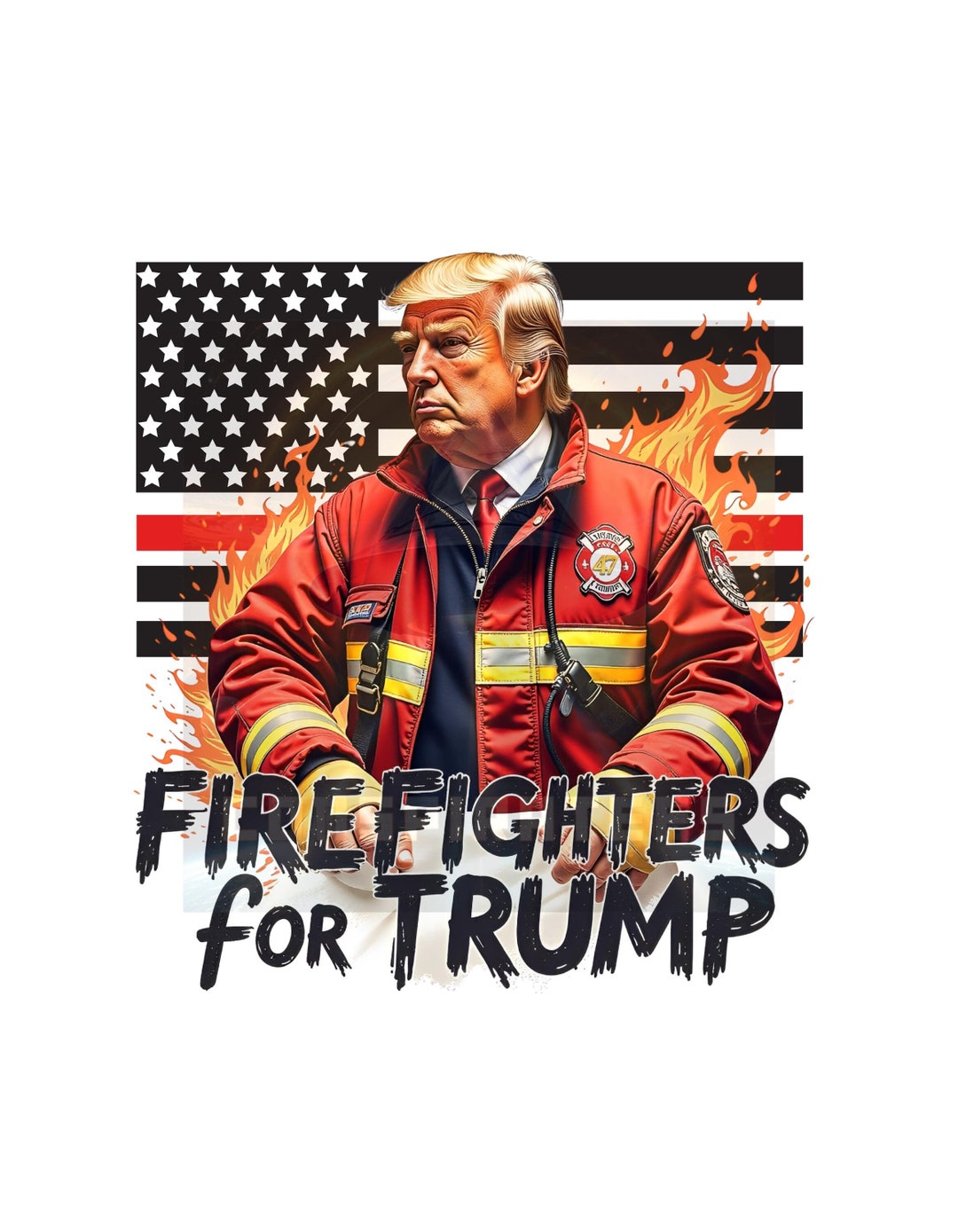 Firefighters for Trump PNG: Original Design (digital Download) - Etsy