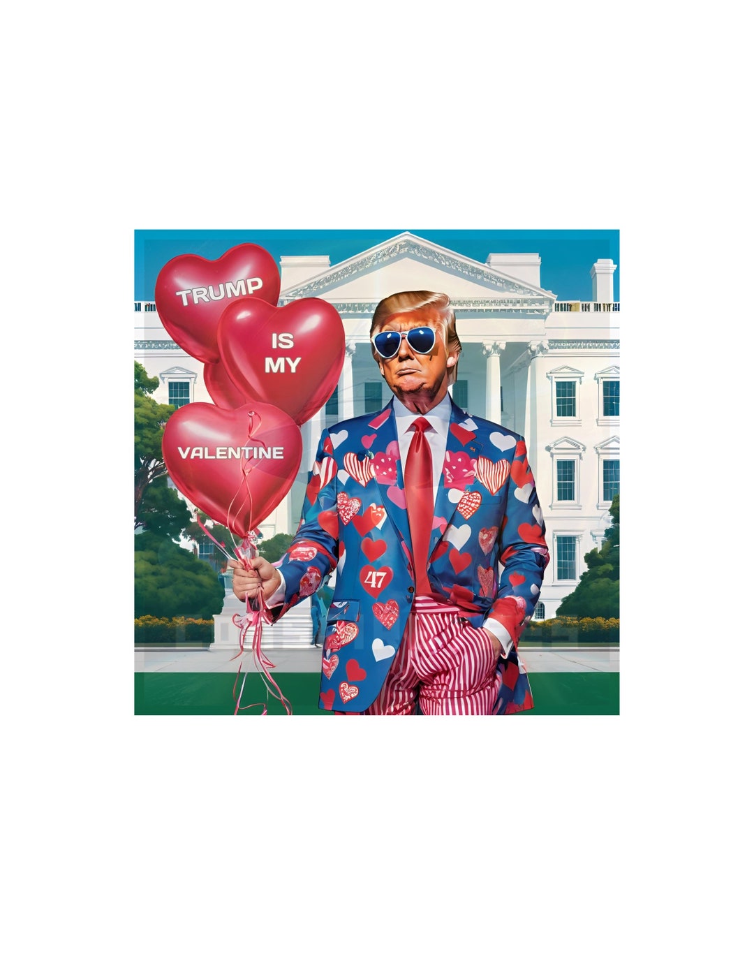 Trump is My Valentine PNG, President Trump Valentines Day Digital ...