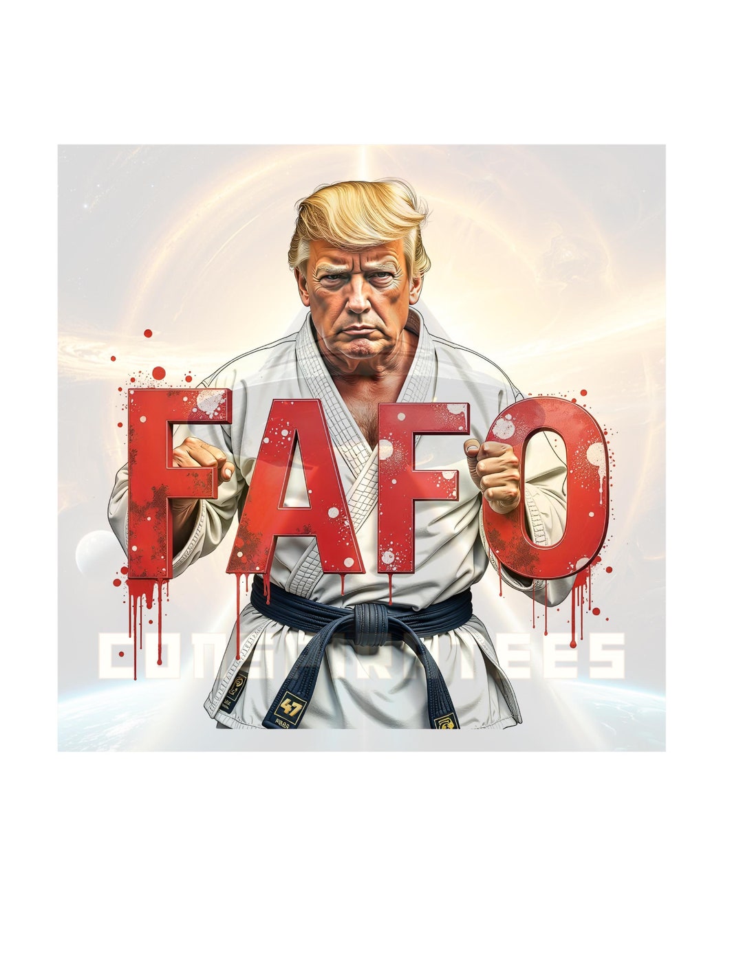 FAFO Png, Trump Karate Png, Karate Trump FAFO Png, Funny Trump Shirt ...