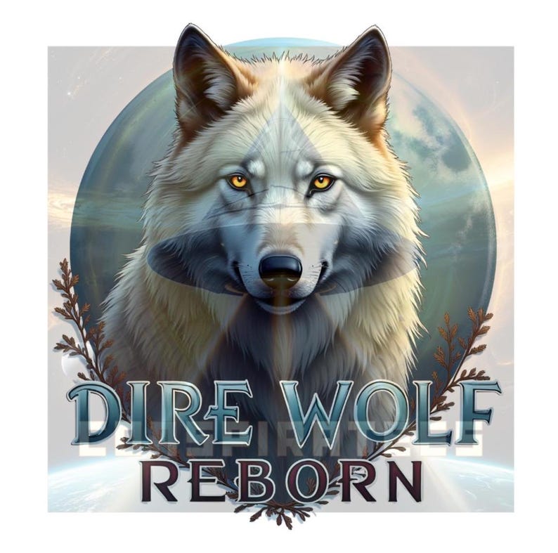Dire Wolf Reborn PNG, Dire Wolf Design, Cool Wolf Shirt, Wolf PNG ...