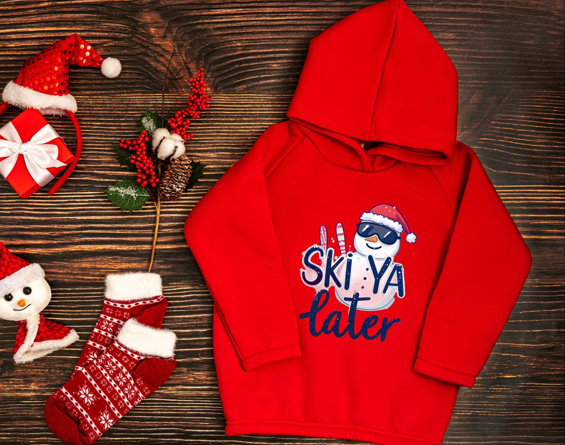 Ski Ya Later Png, Ski Ya Later Shirts, Winter Snow Png, Gift Ideas ...
