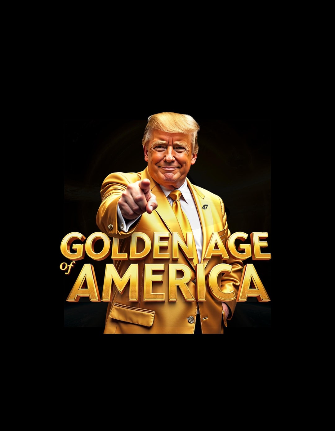 Trump Golden Age PNG: Gold Suit Design (digital Download) - Etsy