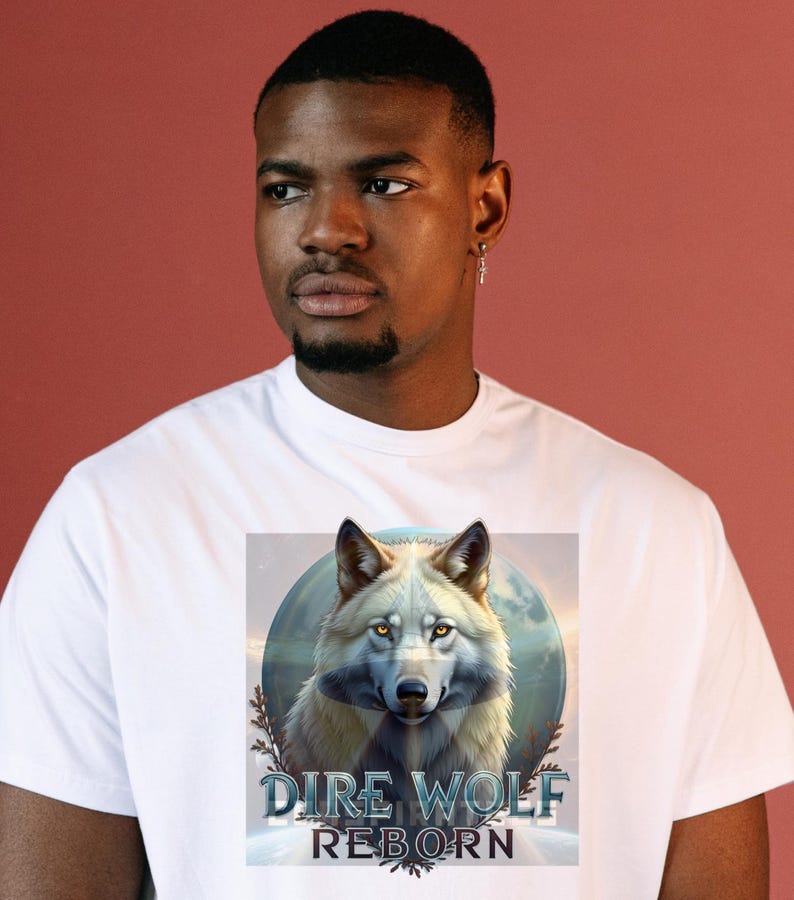 Dire Wolf Reborn PNG, Dire Wolf Design, Cool Wolf Shirt, Wolf PNG ...