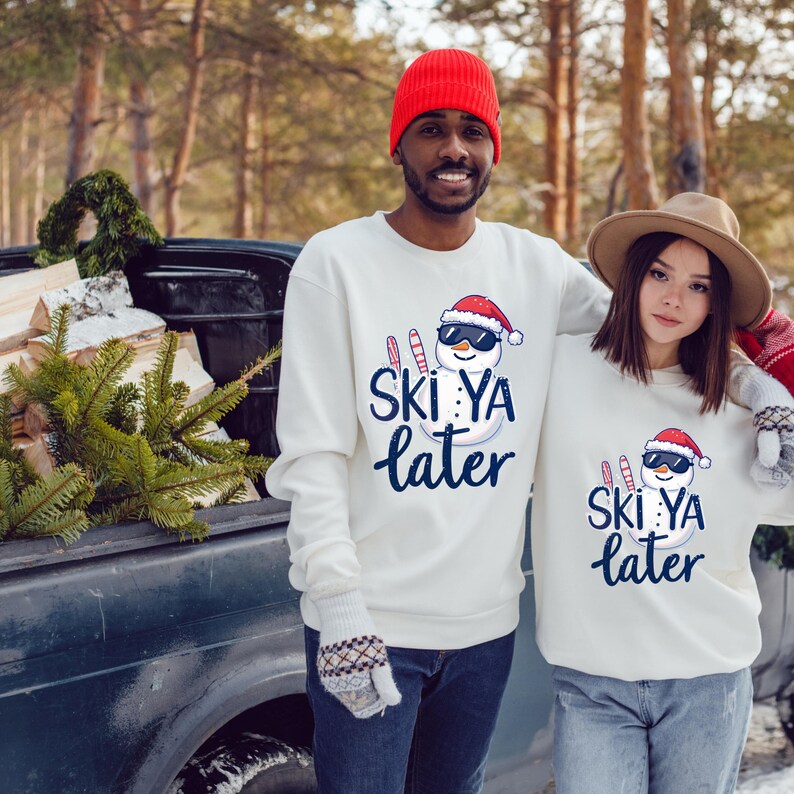 Ski Ya Later Snowman PNG: Winter Design (digital Download) - Etsy