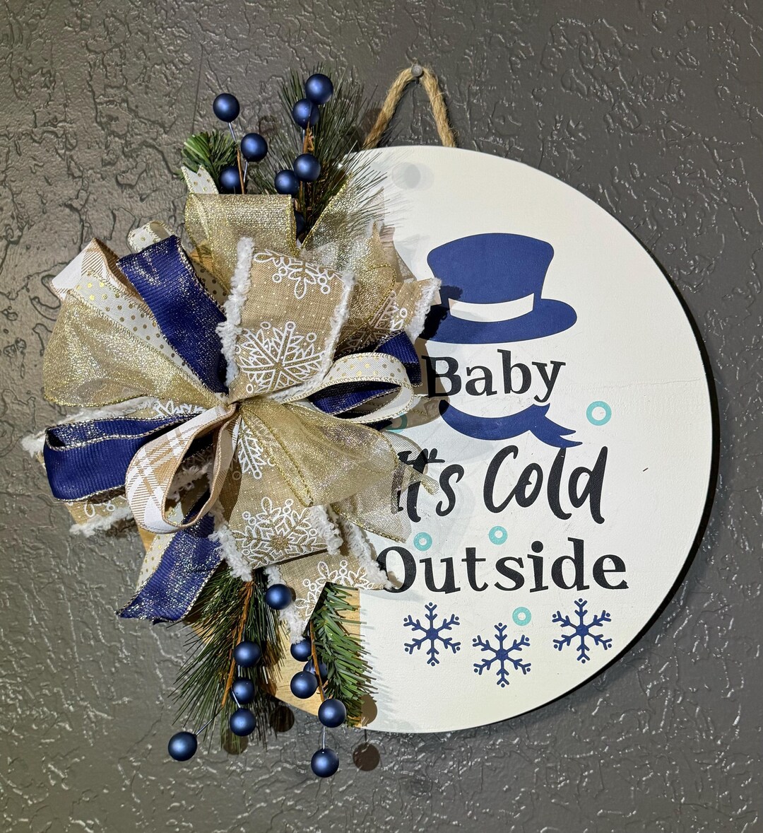 Door Hanger Sign: Weenie Wonderland - Etsy