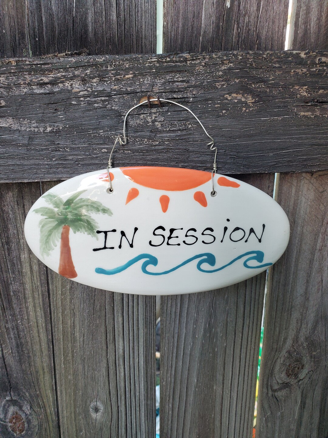 In Session Hanging Door Sign - Etsy