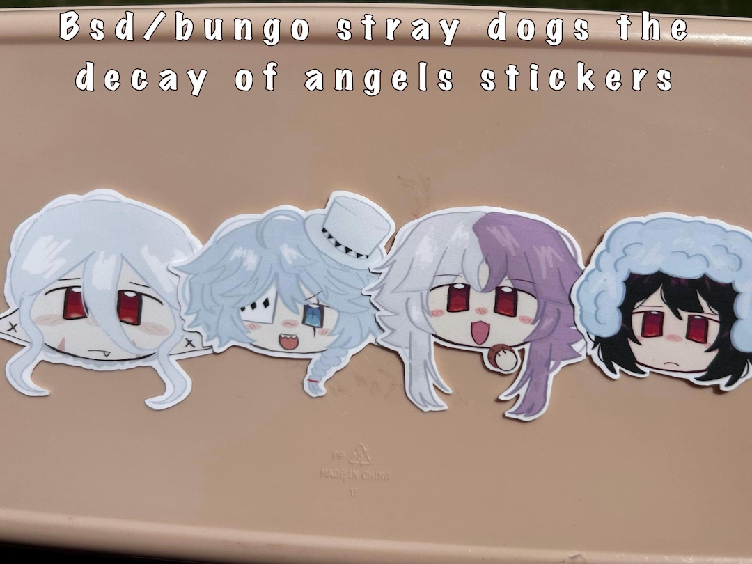 Bsd/bungo Stray Dogs Decay of Angels Stickers-sigma, Bram, Fyodor and ...