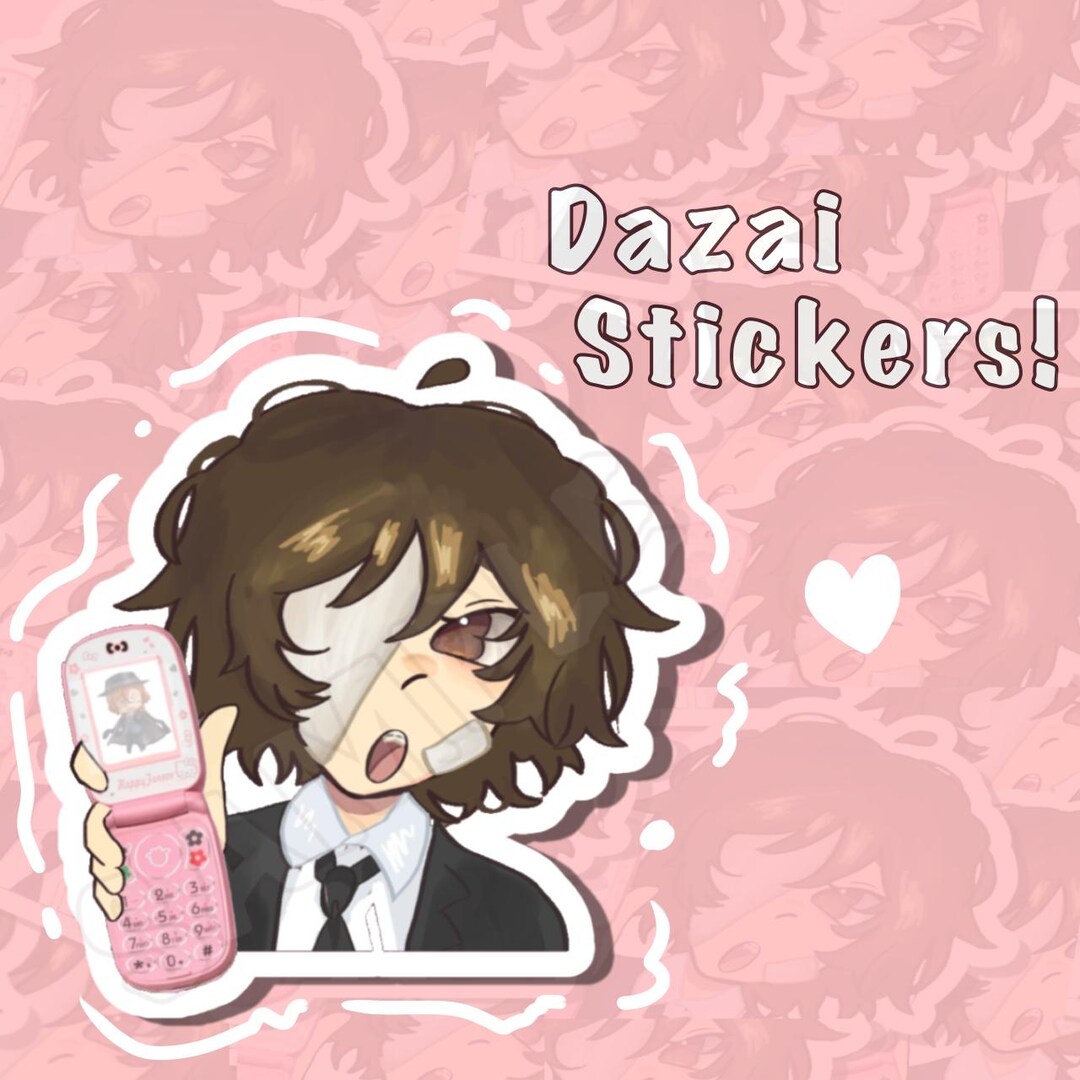 Bsd Bungo Stray Dogs Dazai Sticker - Etsy