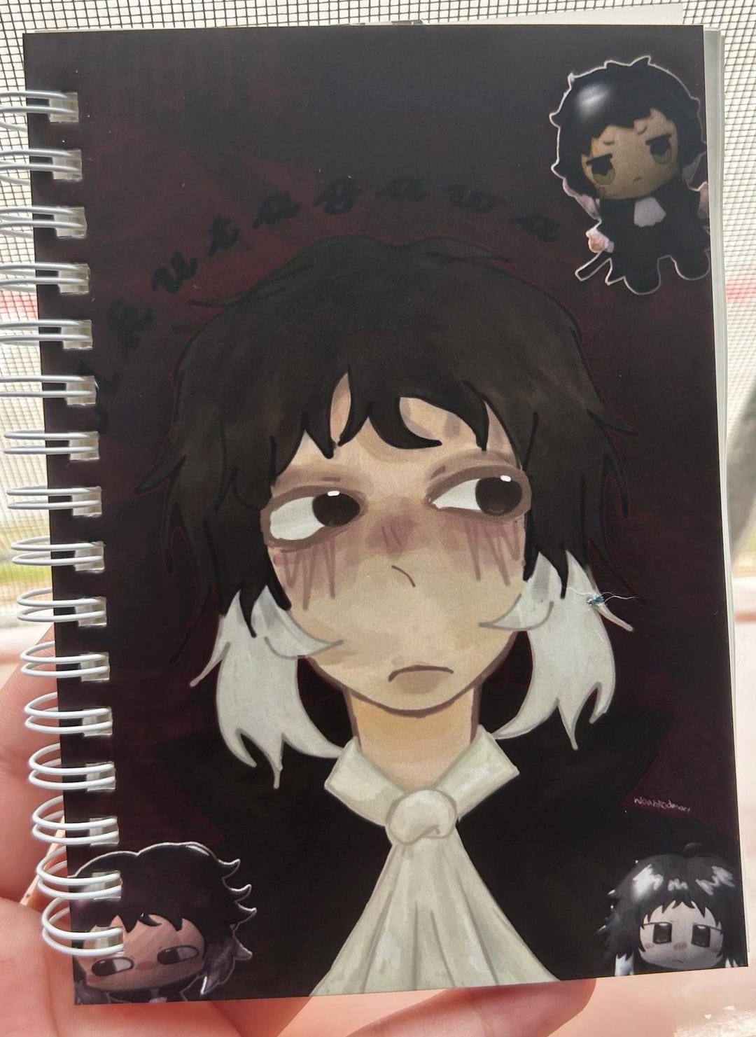 Bsd/bungo Stray Dogs Small Akutagawa Themed Reusable 50 Sheet Sticker ...