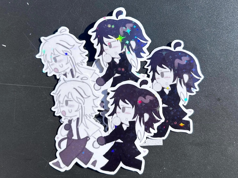 Sskk- Atsushi and Akutagawa Bsd/bungo Stray Dogs Holographic Sticker - Etsy