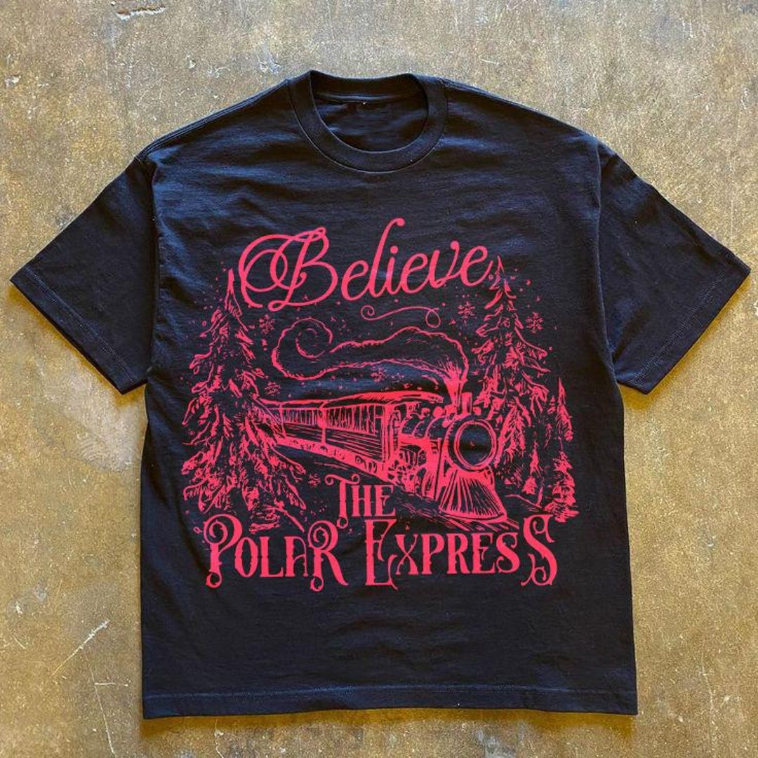 Vintage Polar Express Shirts, Custom Family Christmas Shirt, Christmas ...
