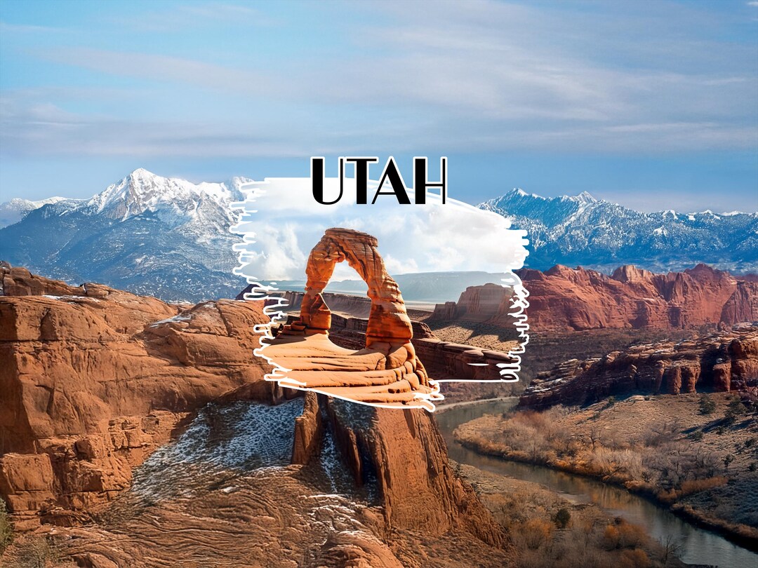 Utah PNG Digital Download Bundle, State Desktop Wallpaper, Utah Arches ...