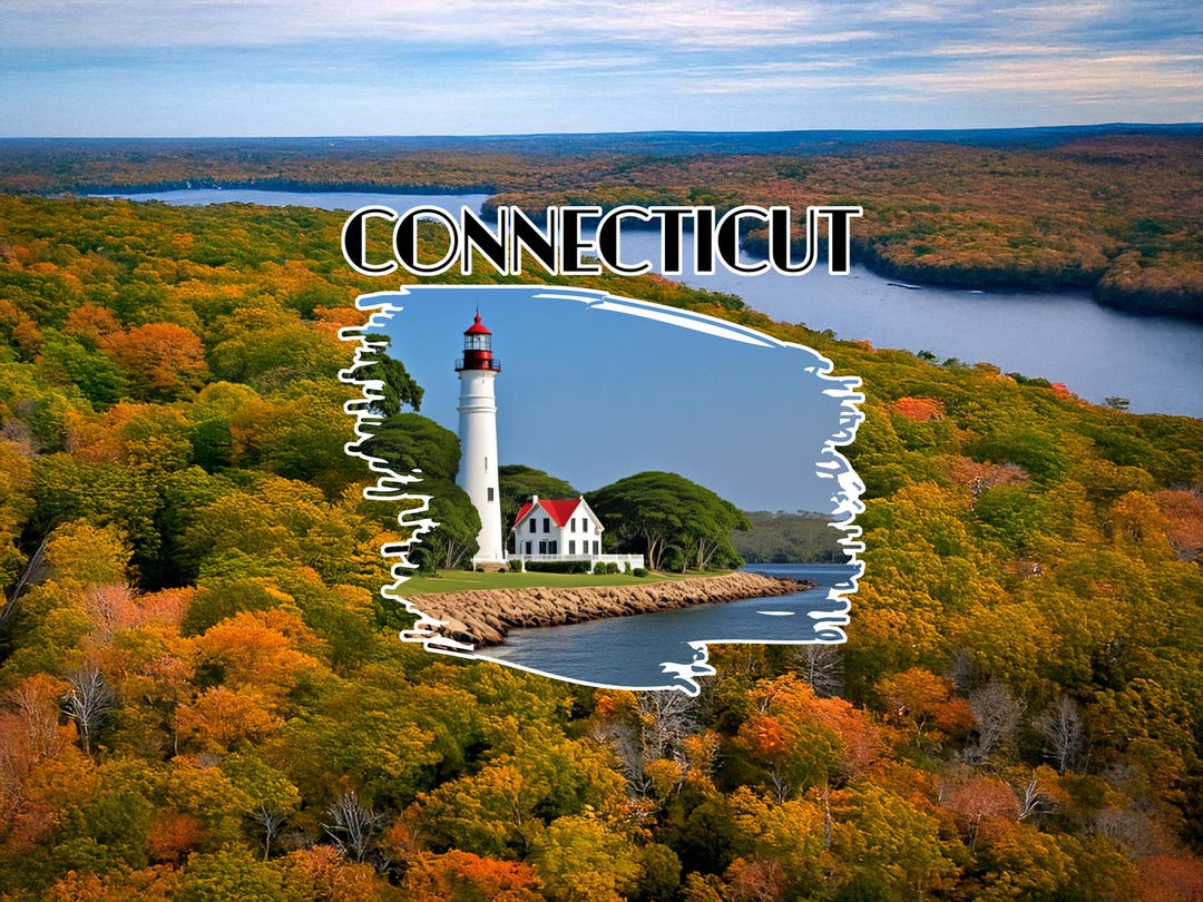 Connecticut PNG Digital Download Bundle, State Desktop Wallpaper ...