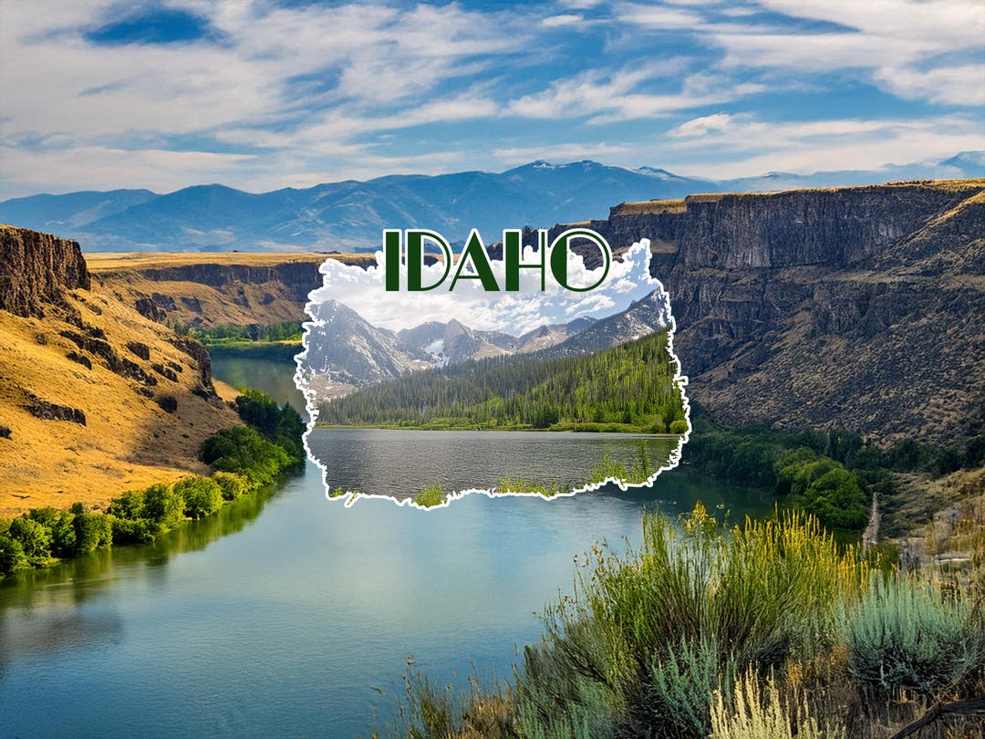 Idaho PNG Digital Download Bundle, State Desktop Wallpaper, Idaho ...
