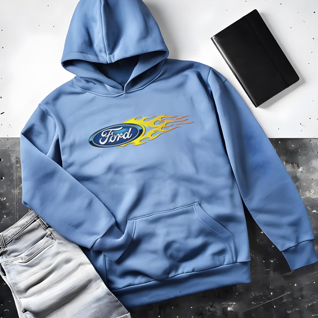 Ford Oval Hoodie, Ford Emblem Gear, Vintage Car Lover Gift, Classic ...