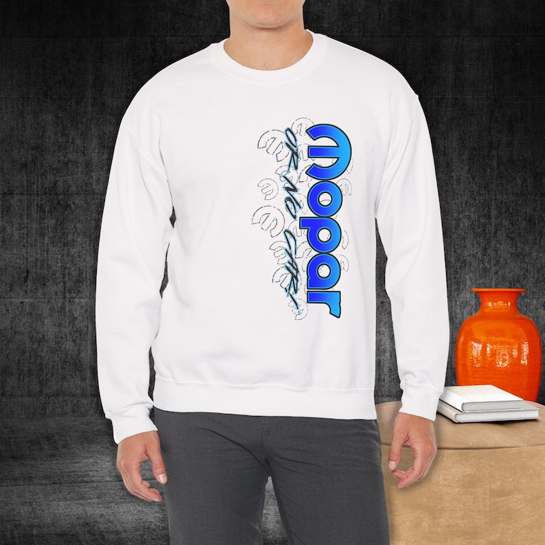 Mopar or No Car Sweatshirt: Vintage Muscle Car Enthusiast Apparel, Ram ...