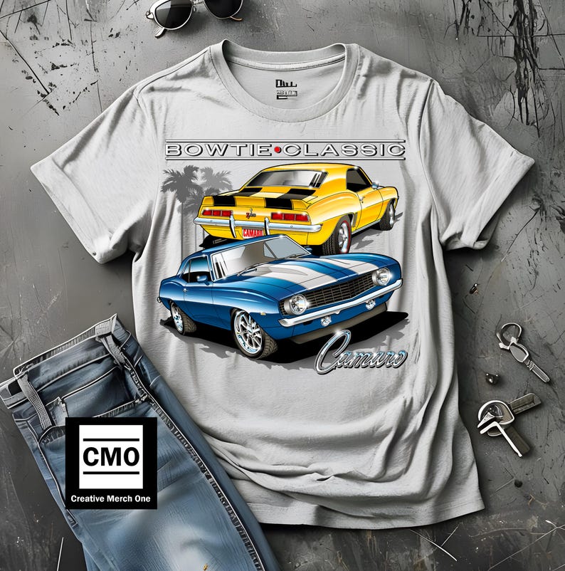 Classic 69 Camaro T-shirt: Vintage Muscle Car Graphic Tee - Etsy