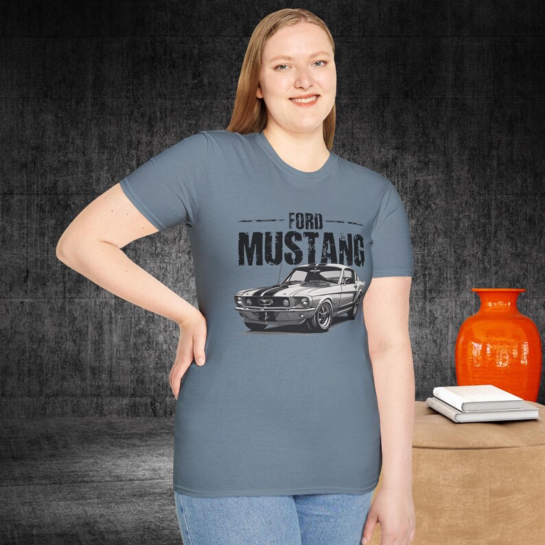 Ford Mustang GT T-shirt: Classic Car Tee, Retro Auto Apparel - Etsy