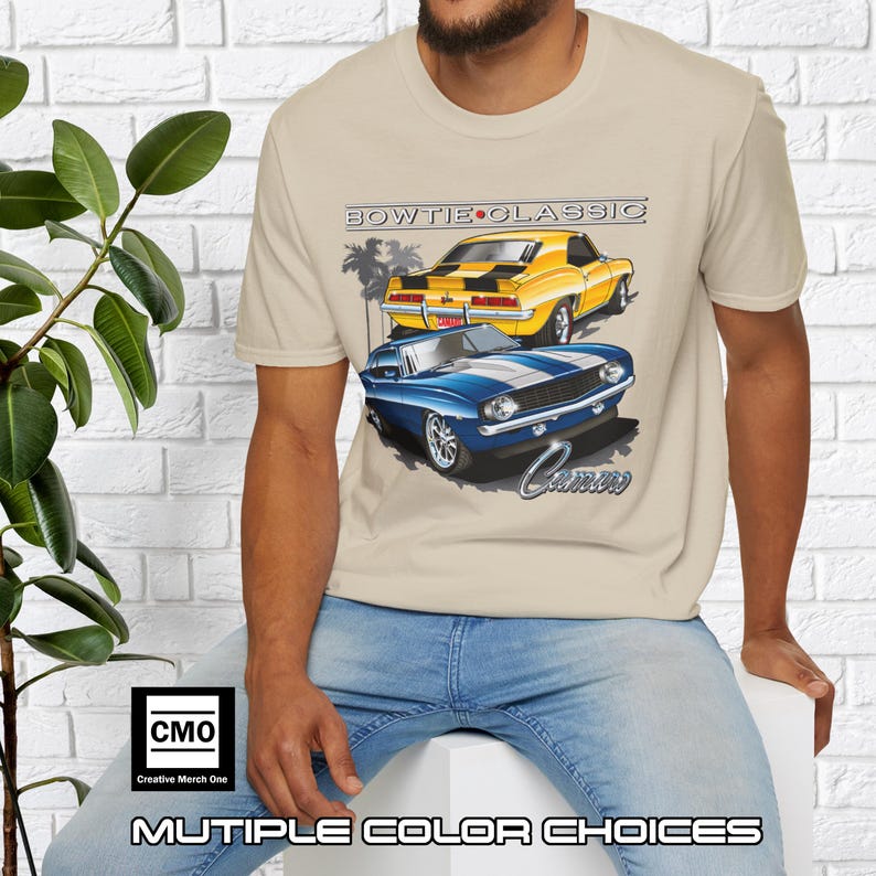 Classic 69 Camaro T-shirt: Vintage Muscle Car Graphic Tee - Etsy