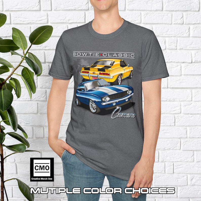 Classic 69 Camaro T-shirt: Vintage Muscle Car Graphic Tee - Etsy