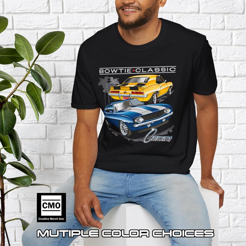 Classic 69 Camaro T-shirt: Vintage Muscle Car Graphic Tee - Etsy