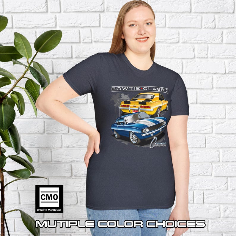 Classic 69 Camaro T-shirt: Vintage Muscle Car Graphic Tee - Etsy