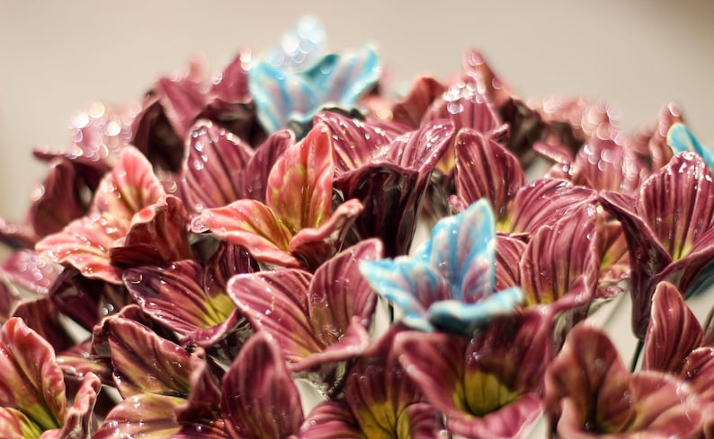 Ceramic Handmade Lily - Little Flower - Etsy