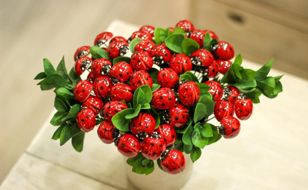 Ceramic Handmade Ladybug - Etsy