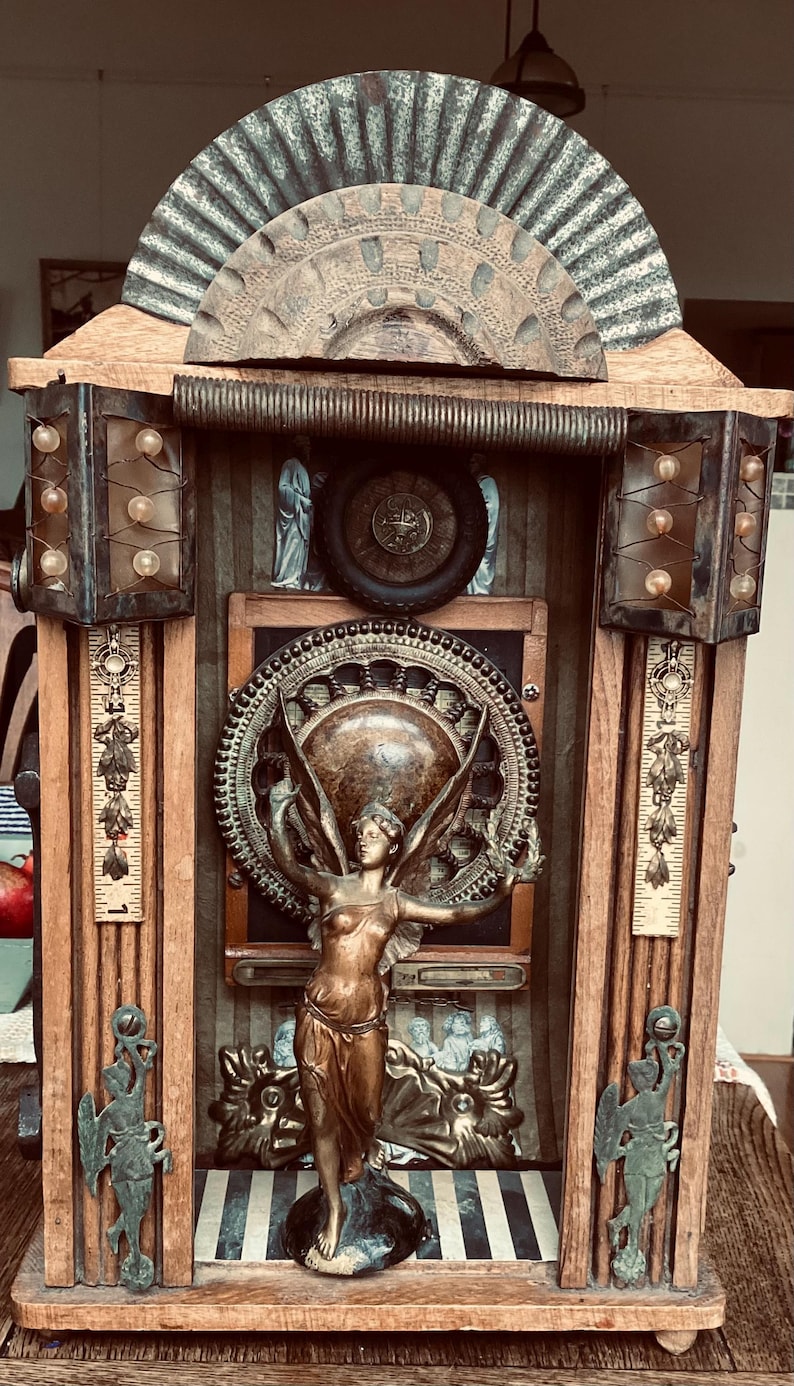 Original Art Assemblage Handmade Sculpture Repurposed Antique Altered ...
