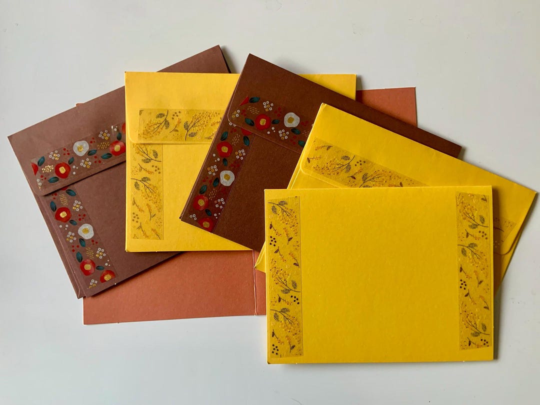 Magical Flowers Stationery: Set of 4 Blank Cards - Etsy