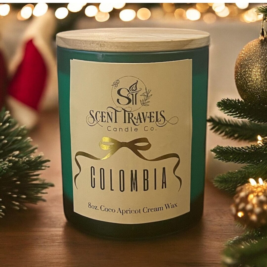Colombia- Destination Candles, Christmas Candle Gift, Luxury Travel ...